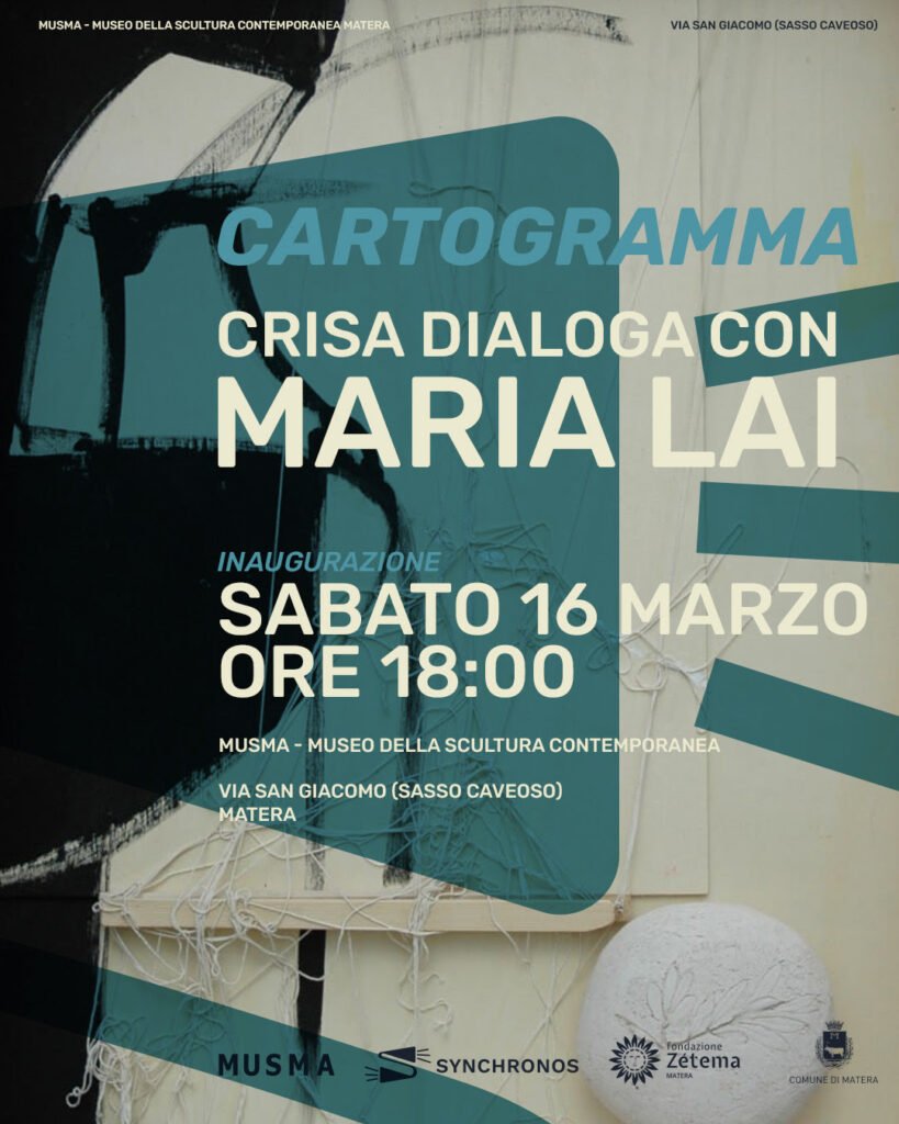 Cartogramma - Crisa dialoga con Maria Lai al MUSMA