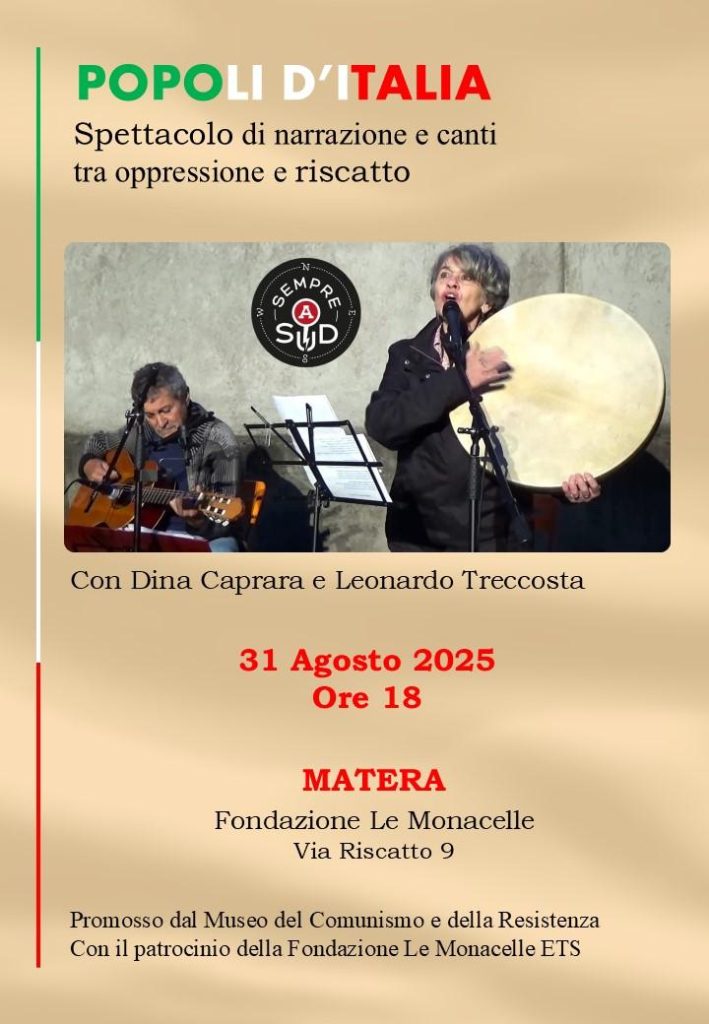 "Popoli d'Italia": musica e storia alla Terrazza de Le Monacelle ...